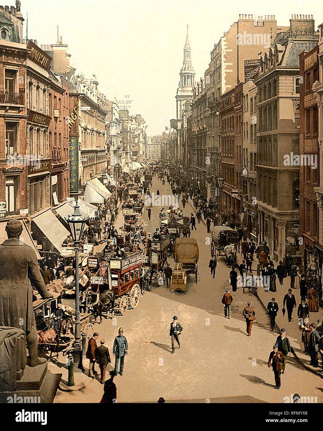 England london cheapside hi-res stock photography and images - Alamy