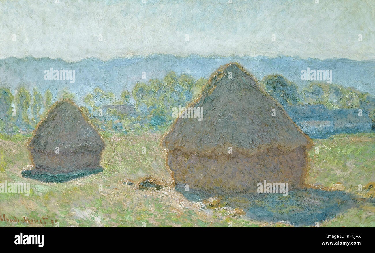 Grainstacks monet hi-res stock photography and images - Alamy