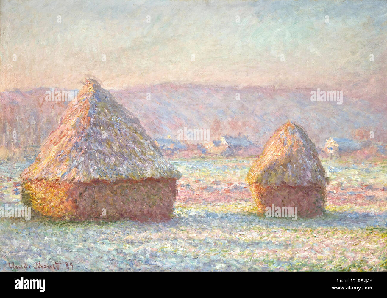 Grainstacks monet hi-res stock photography and images - Alamy