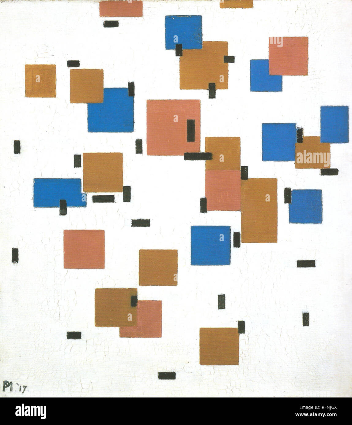 Mondrian abstract texture hi-res stock photography and images - Alamy