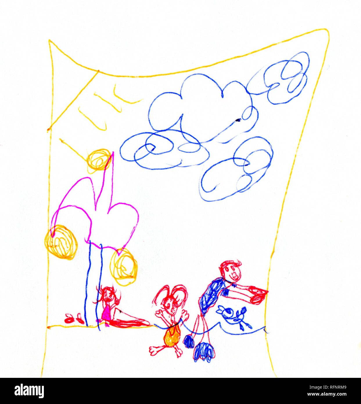 The Art Child's drawing Stock Photo - Alamy