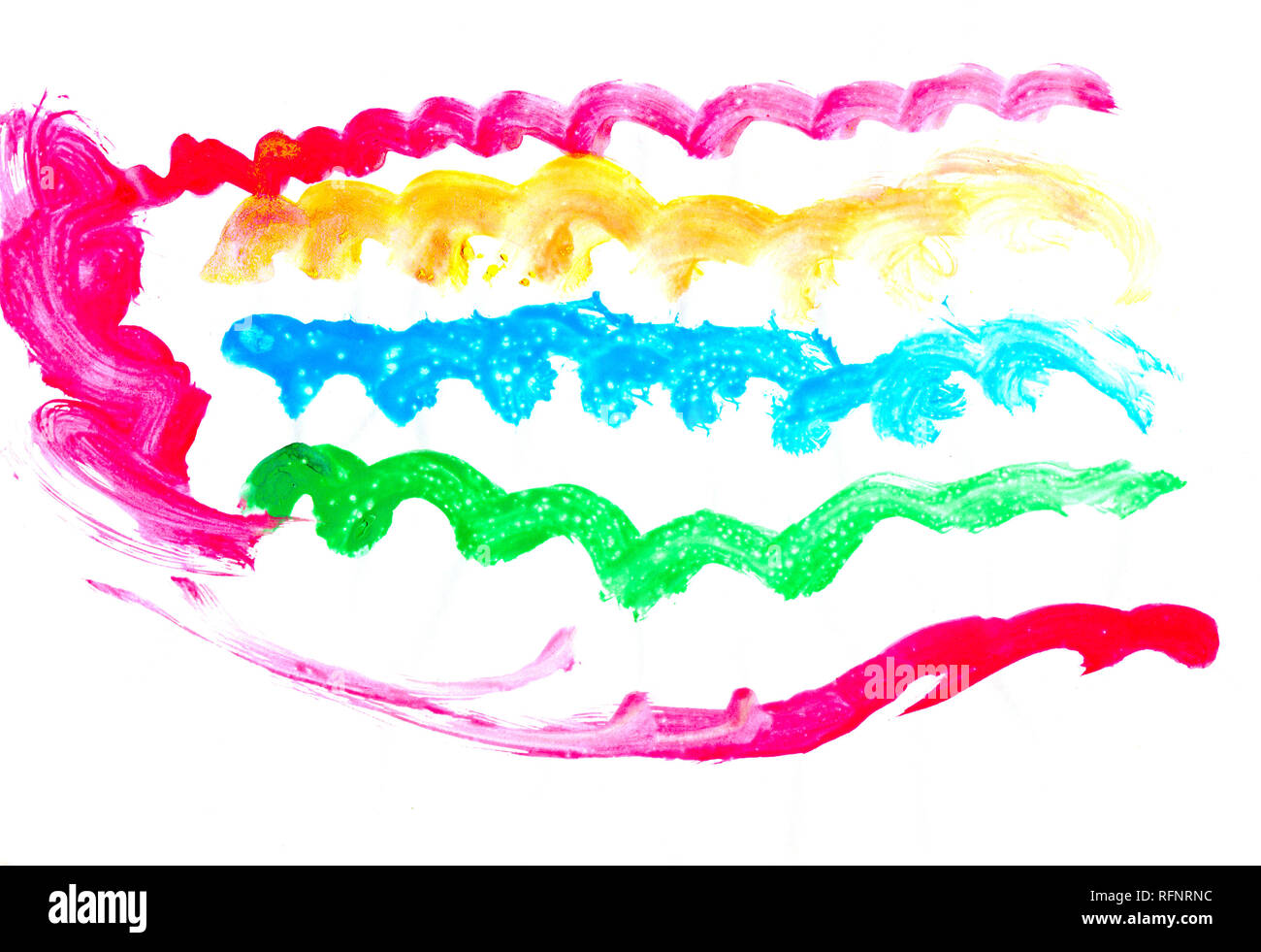 Child wave hand Cut Out Stock Images & Pictures - Alamy