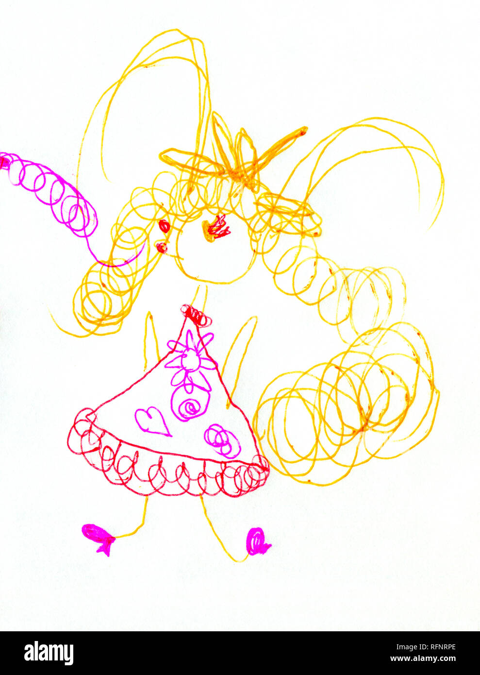 The Art Child's drawing Stock Photo - Alamy