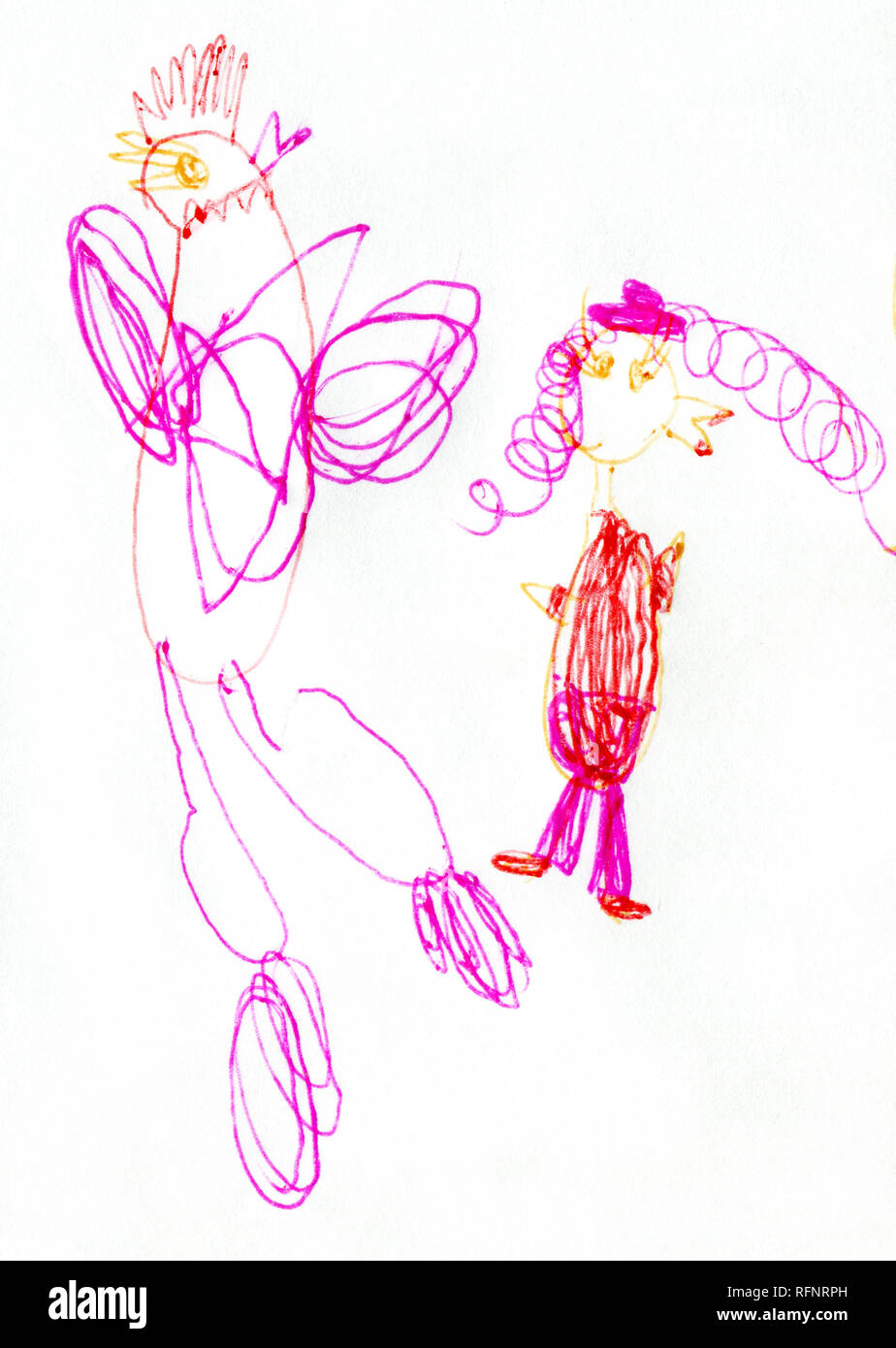 The Art Child's drawing Stock Photo - Alamy