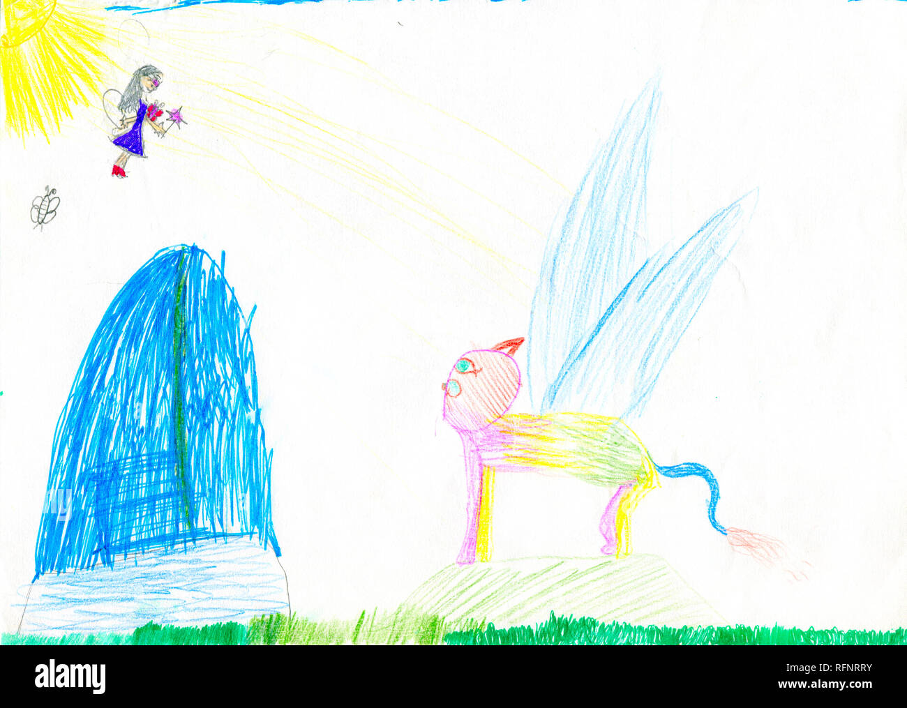 The Art Child's drawing Stock Photo - Alamy