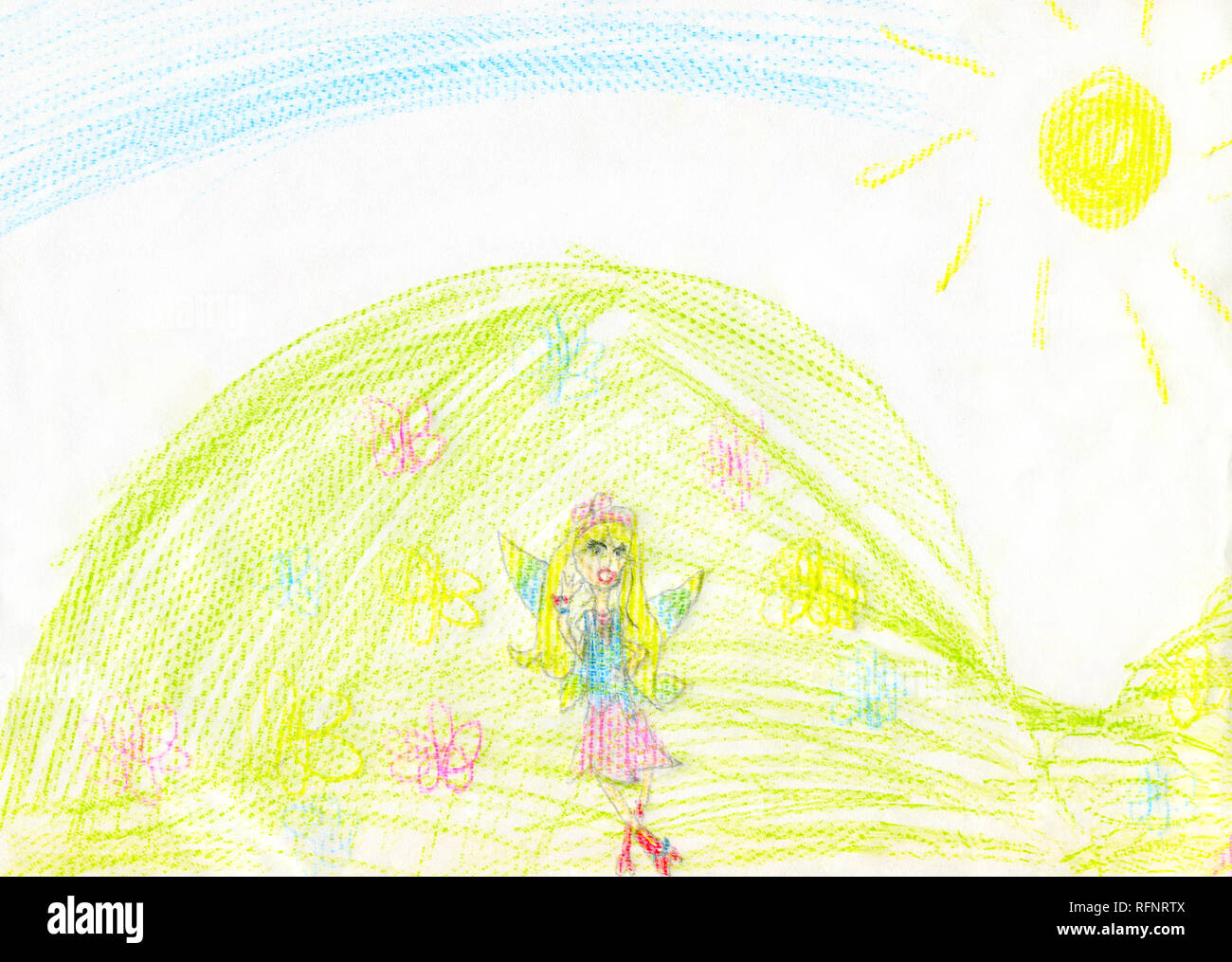 The Art Child's drawing Stock Photo - Alamy
