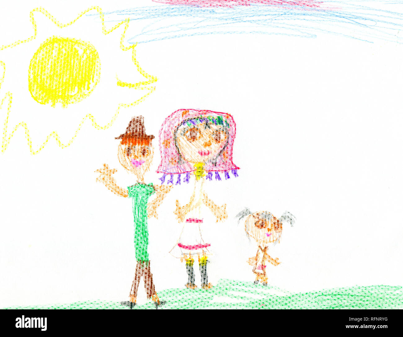 The Art Child's drawing Stock Photo - Alamy