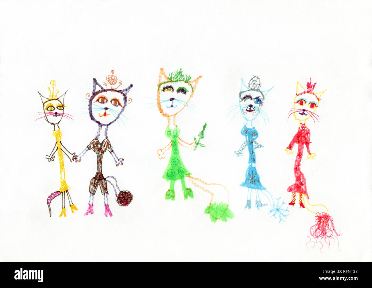 The Art Child's drawing Stock Photo - Alamy