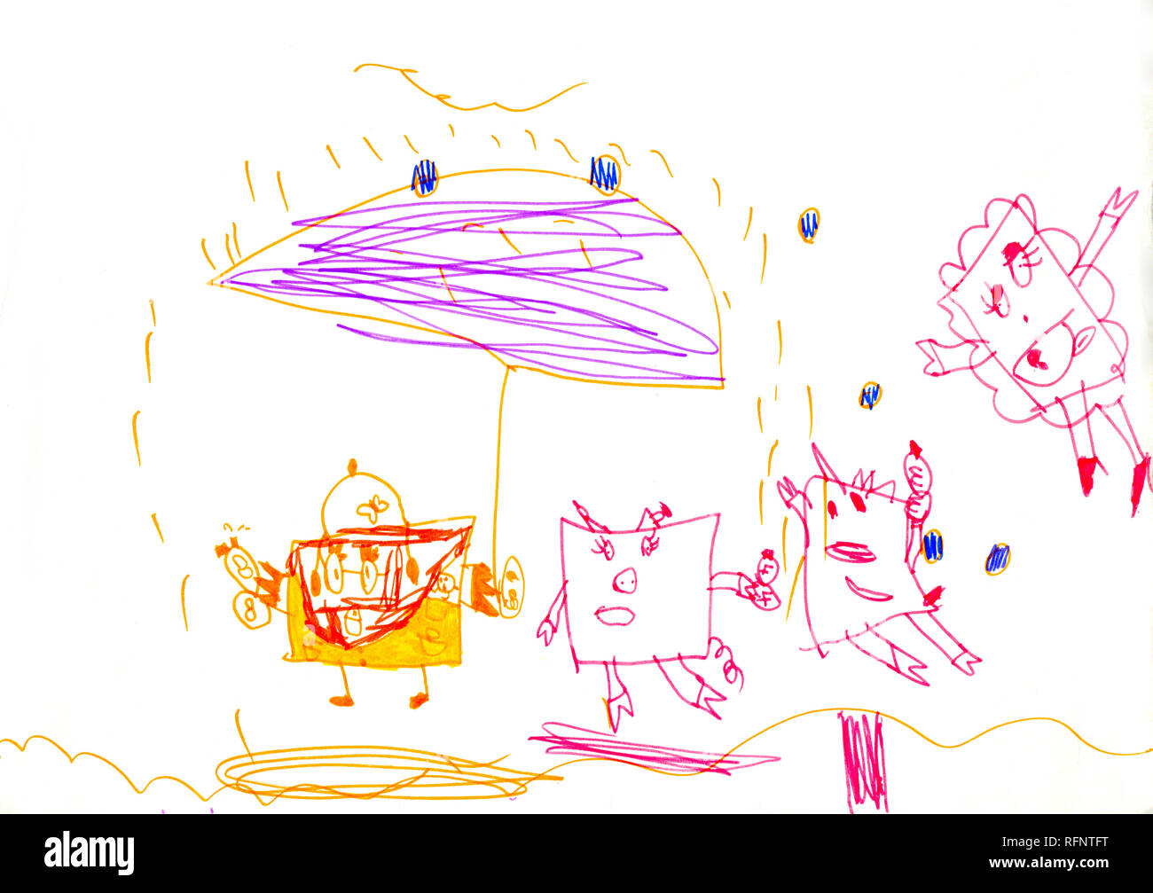 The Art Child's drawing Stock Photo - Alamy