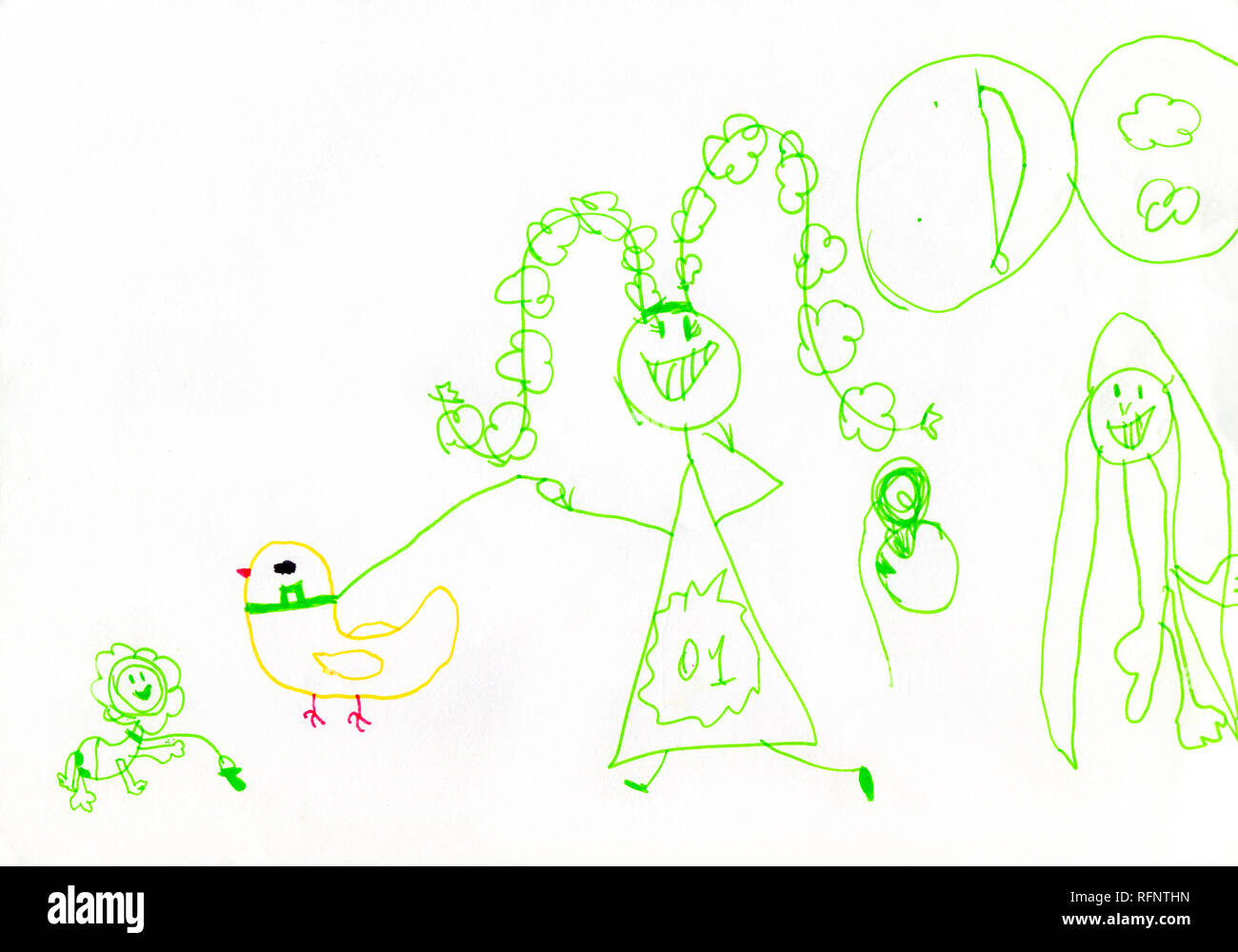 The Art Child's drawing Stock Photo - Alamy