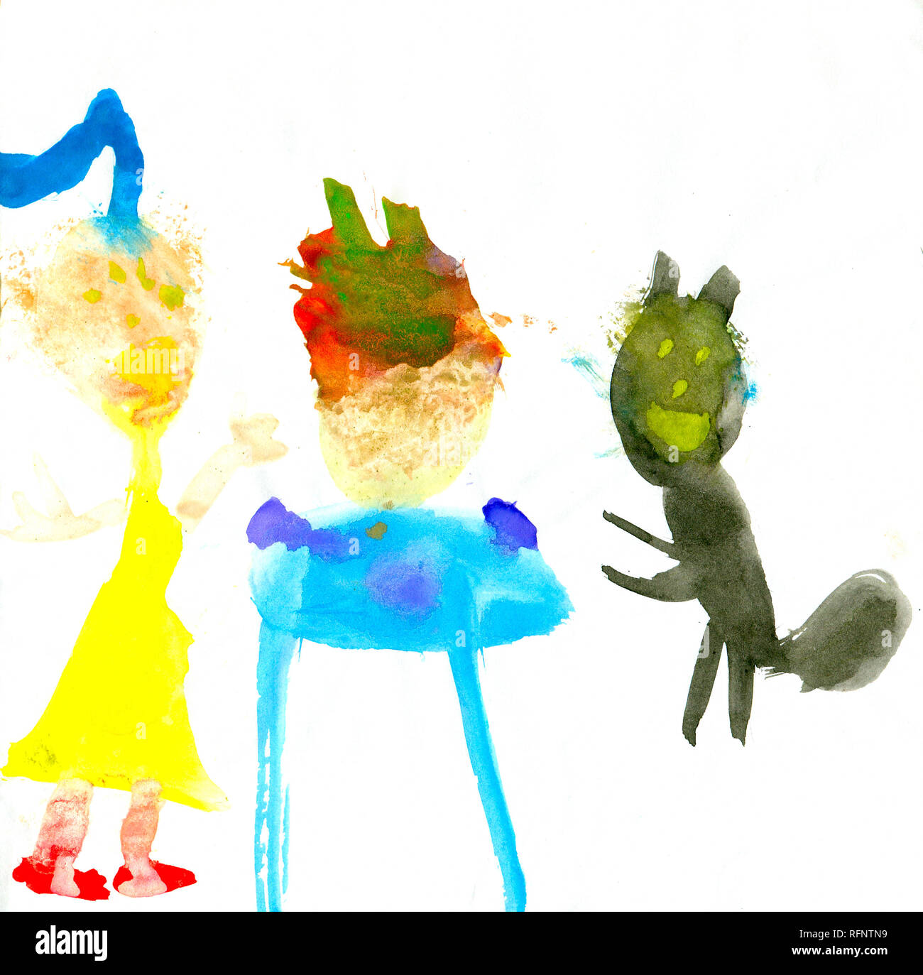 The Art Child's drawing Stock Photo - Alamy