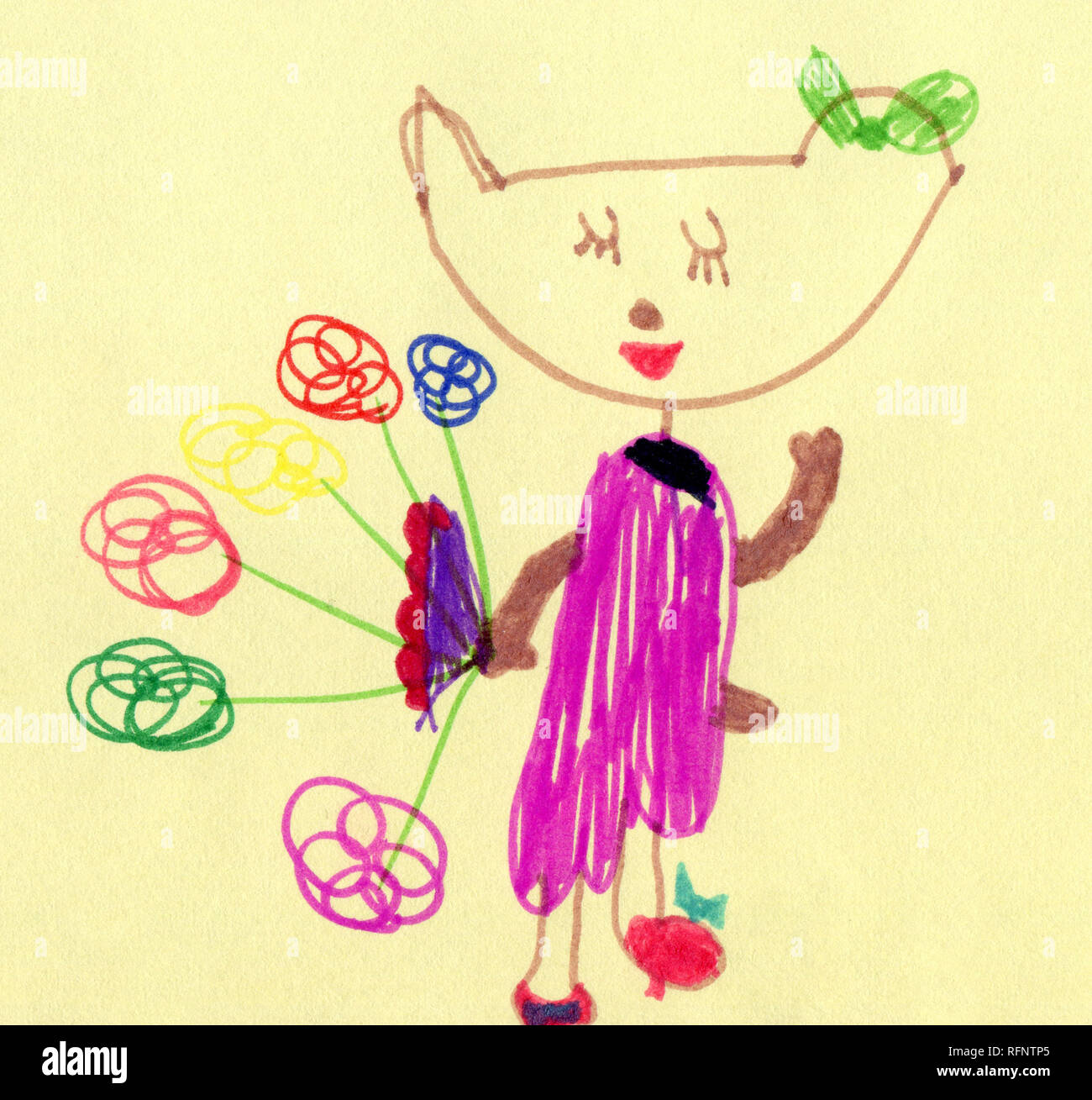 The Art Child's drawing Stock Photo - Alamy