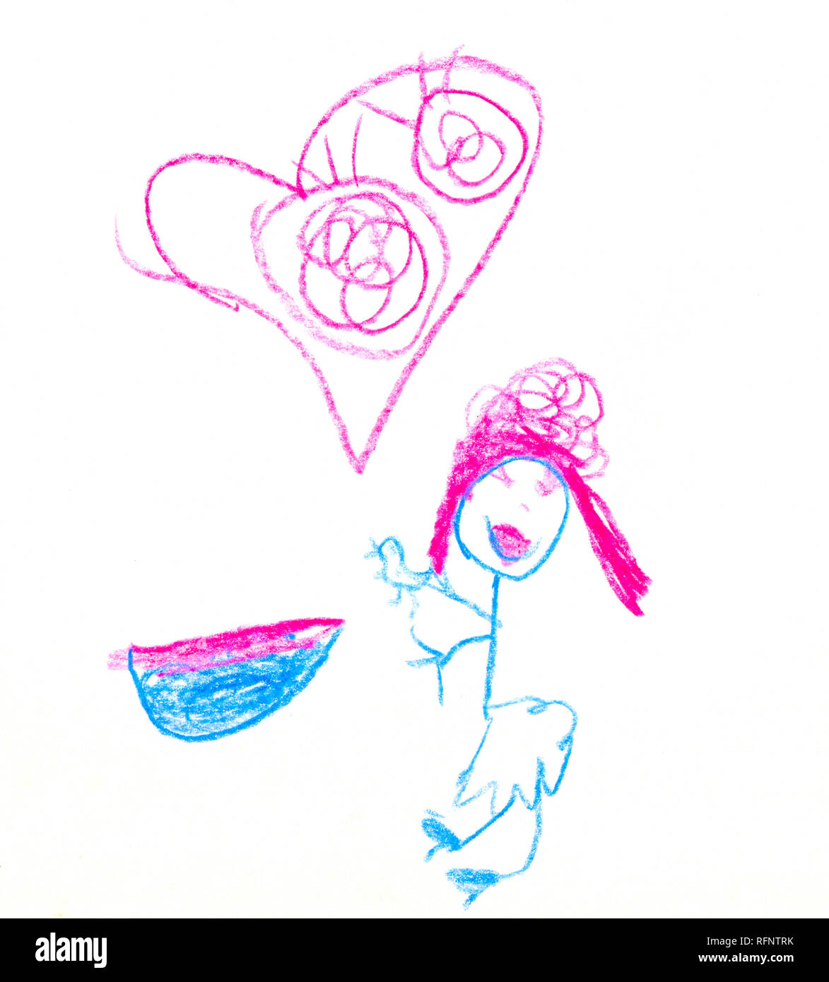 The Art Child's drawing Stock Photo - Alamy