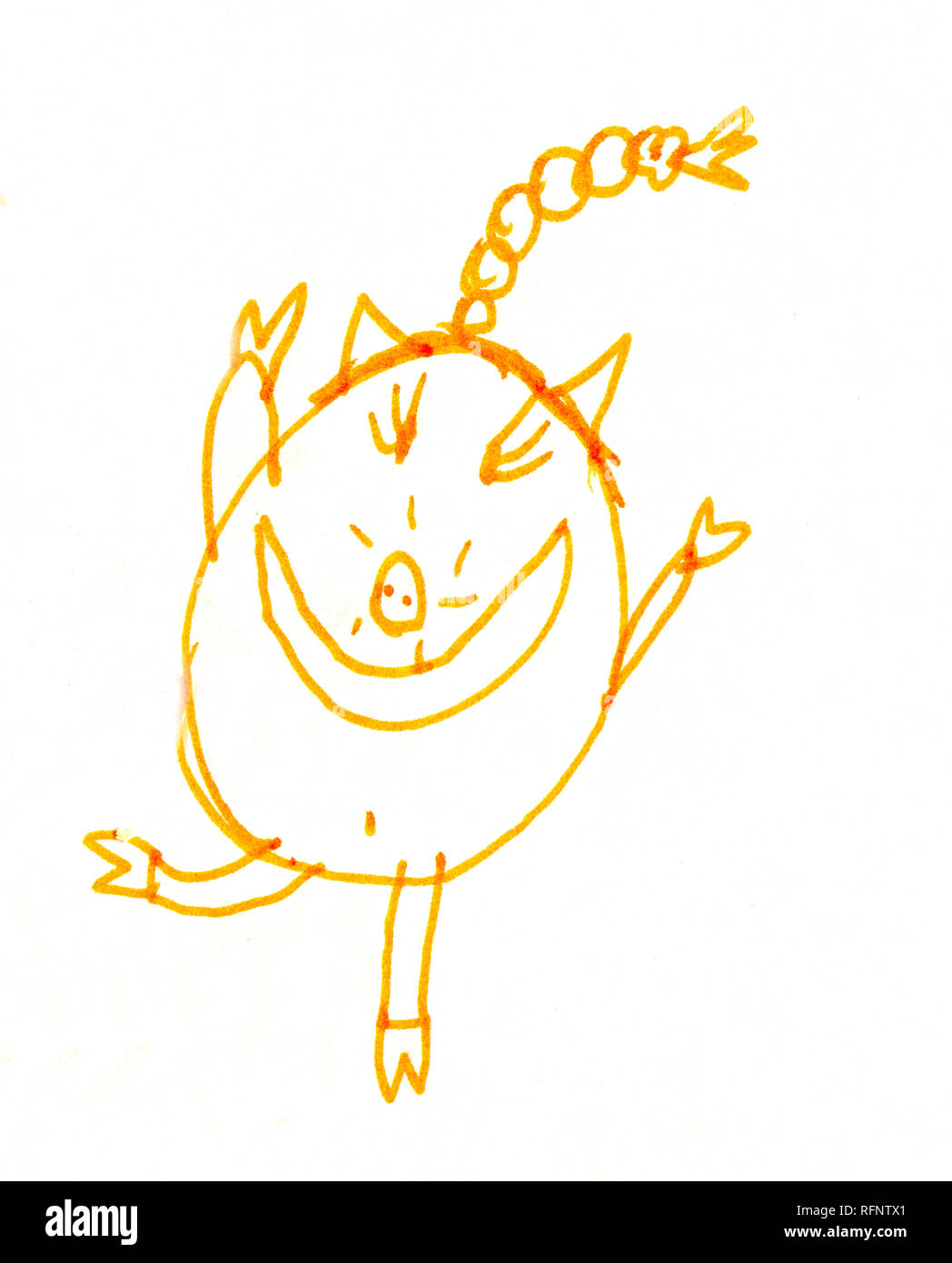 Drawing of child Cut Out Stock Images & Pictures - Alamy