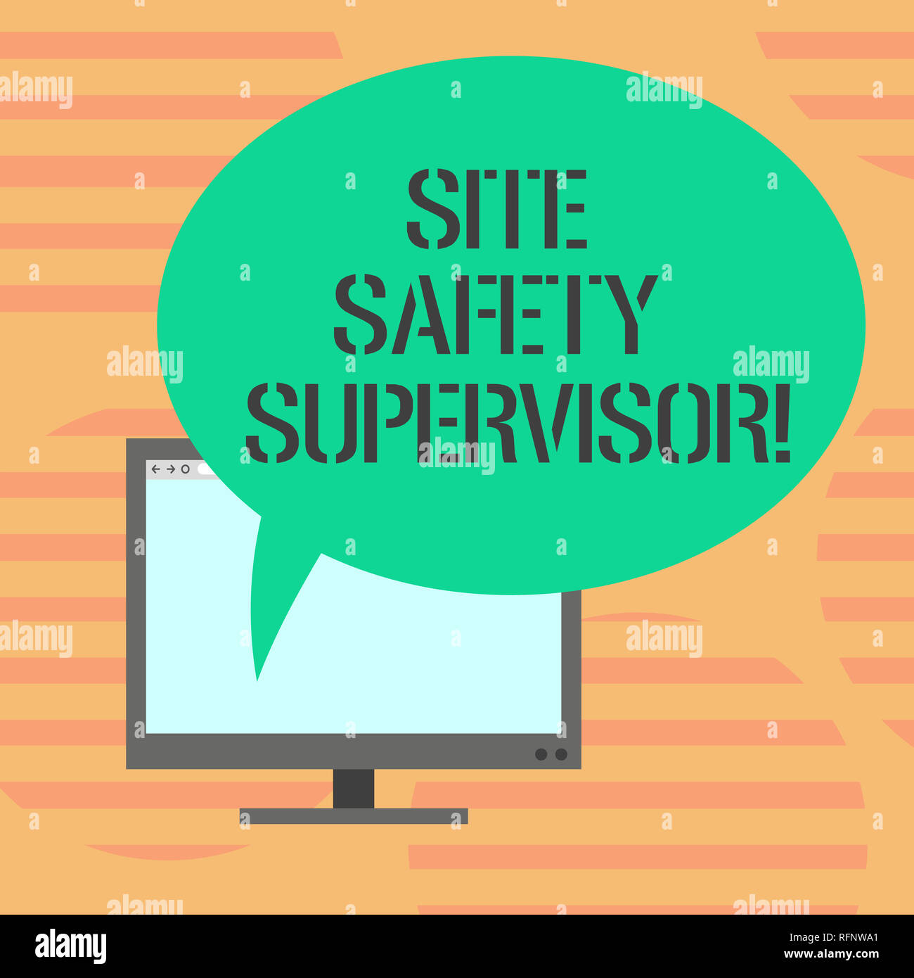 Word writing text Site Safety Supervisor. Business concept for ...