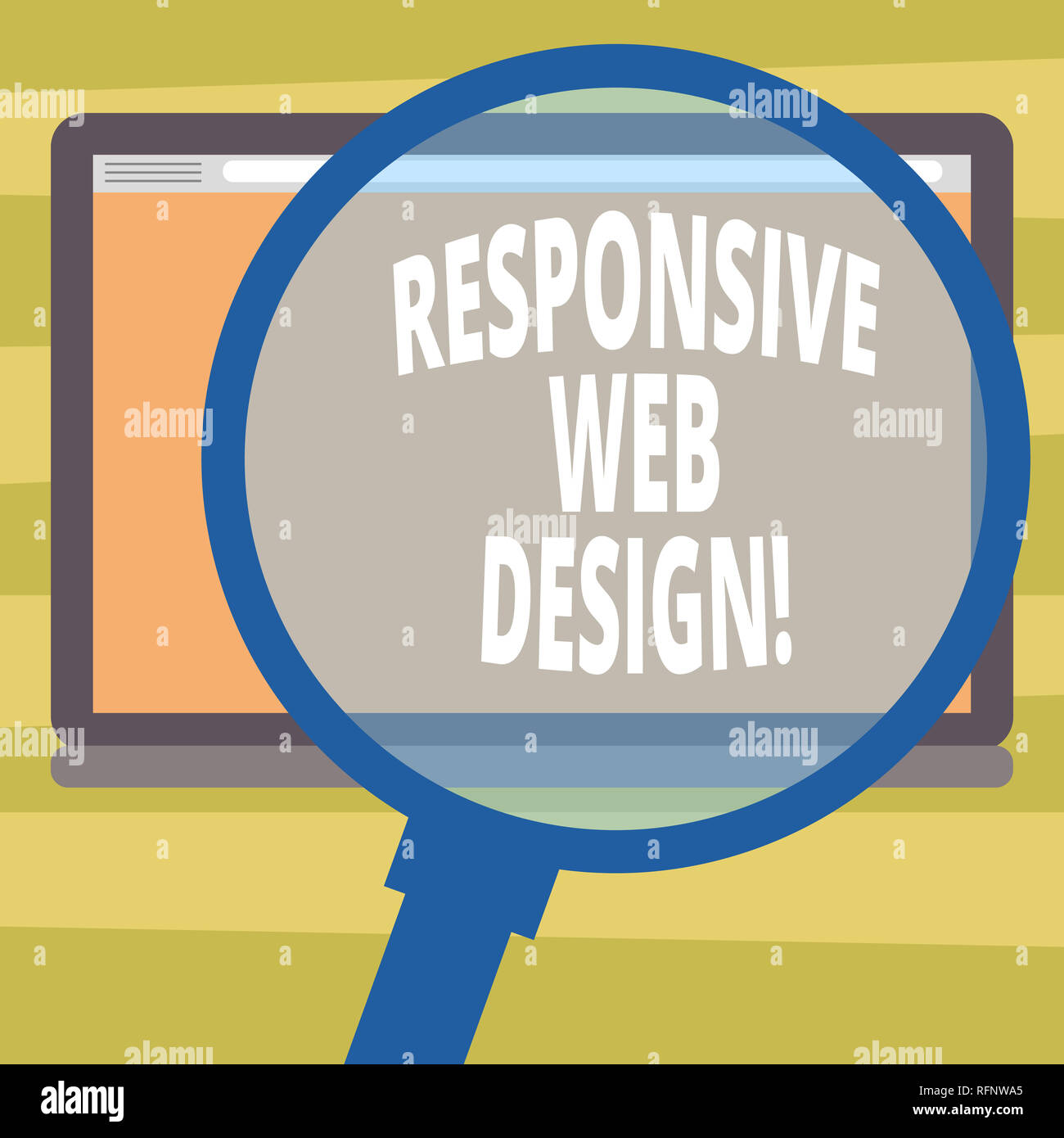 Text Sign Showing Responsive Web Design Conceptual Photo Web Page Creation That Makes Use Of