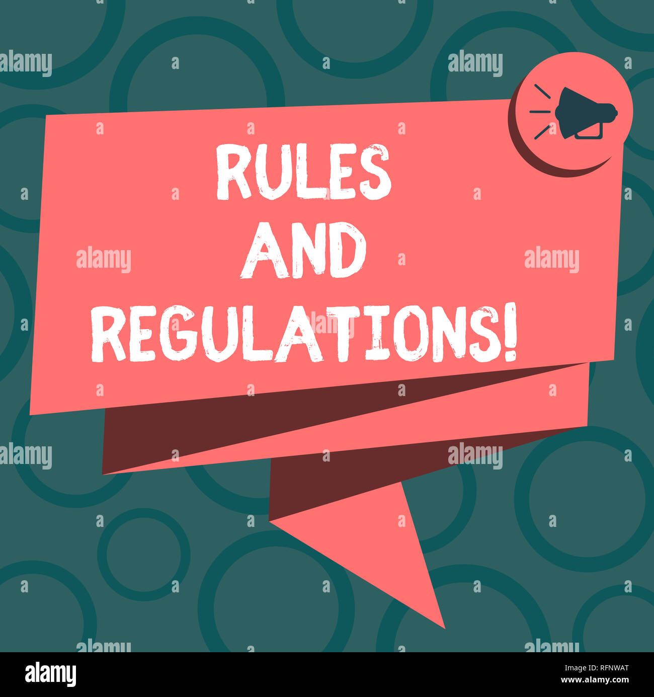 Writing note showing Rules And Regulations. Business photo showcasing ...