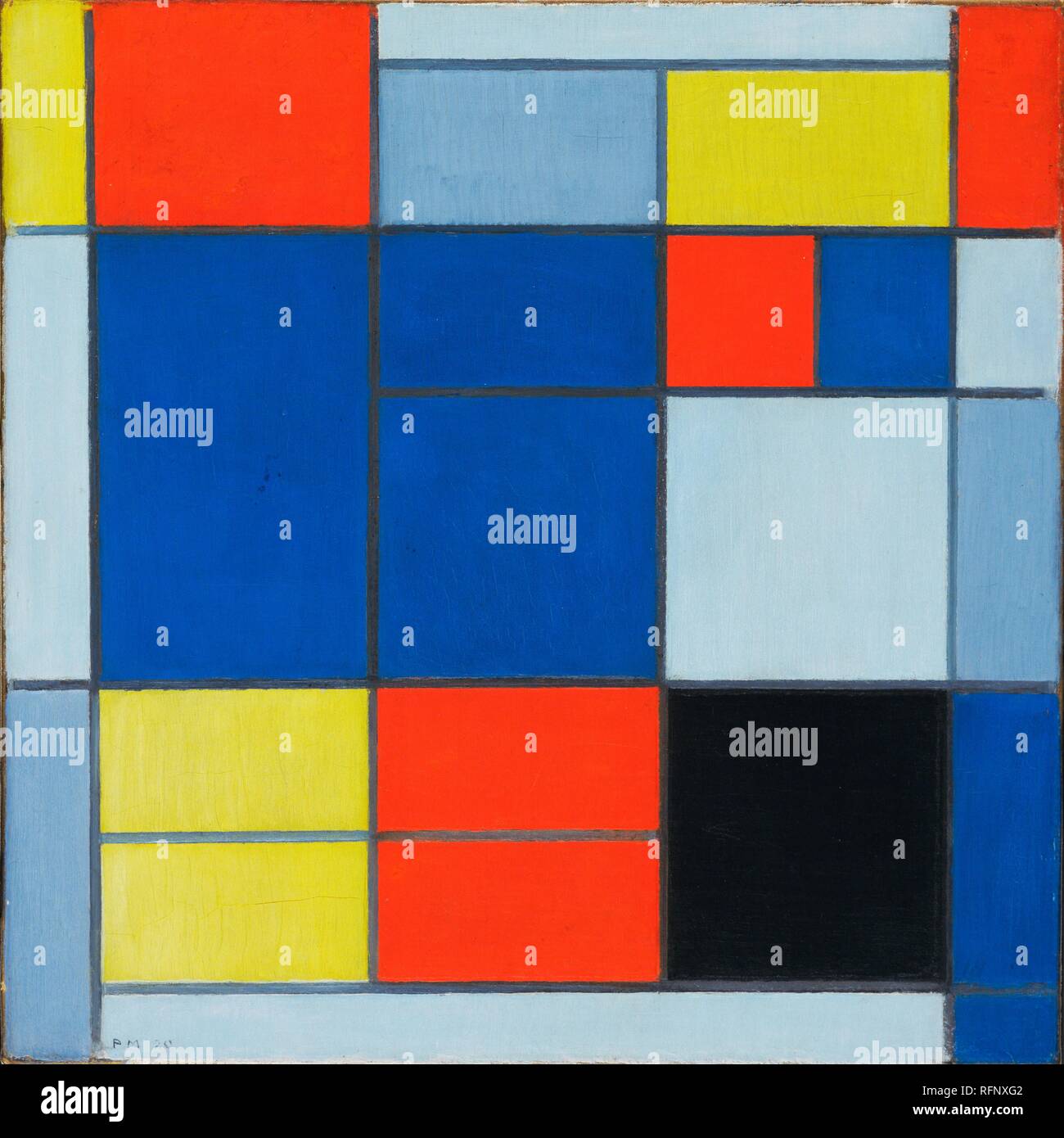 Mondrian abstract texture hi-res stock photography and images - Alamy