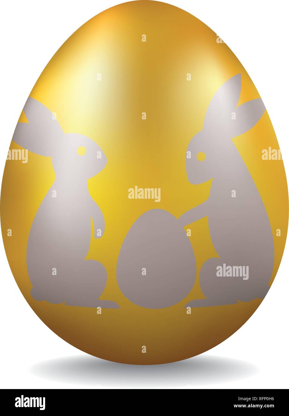 Silver bunny Stock Vector Images - Alamy