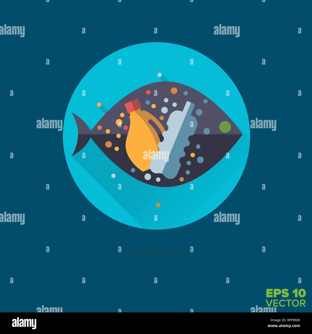 Microplastics food Stock Vector Images - Alamy