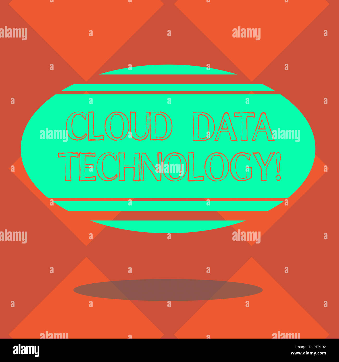 Handwriting Text Cloud Data Technology Concept Meaning Save And Access Data And Programs Over