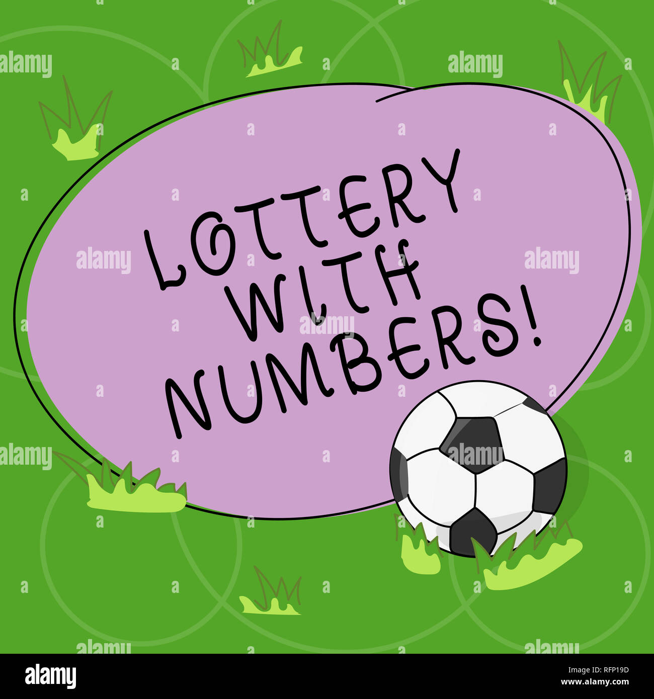 Word writing text Lottery With Numbers. Business concept for game of ...