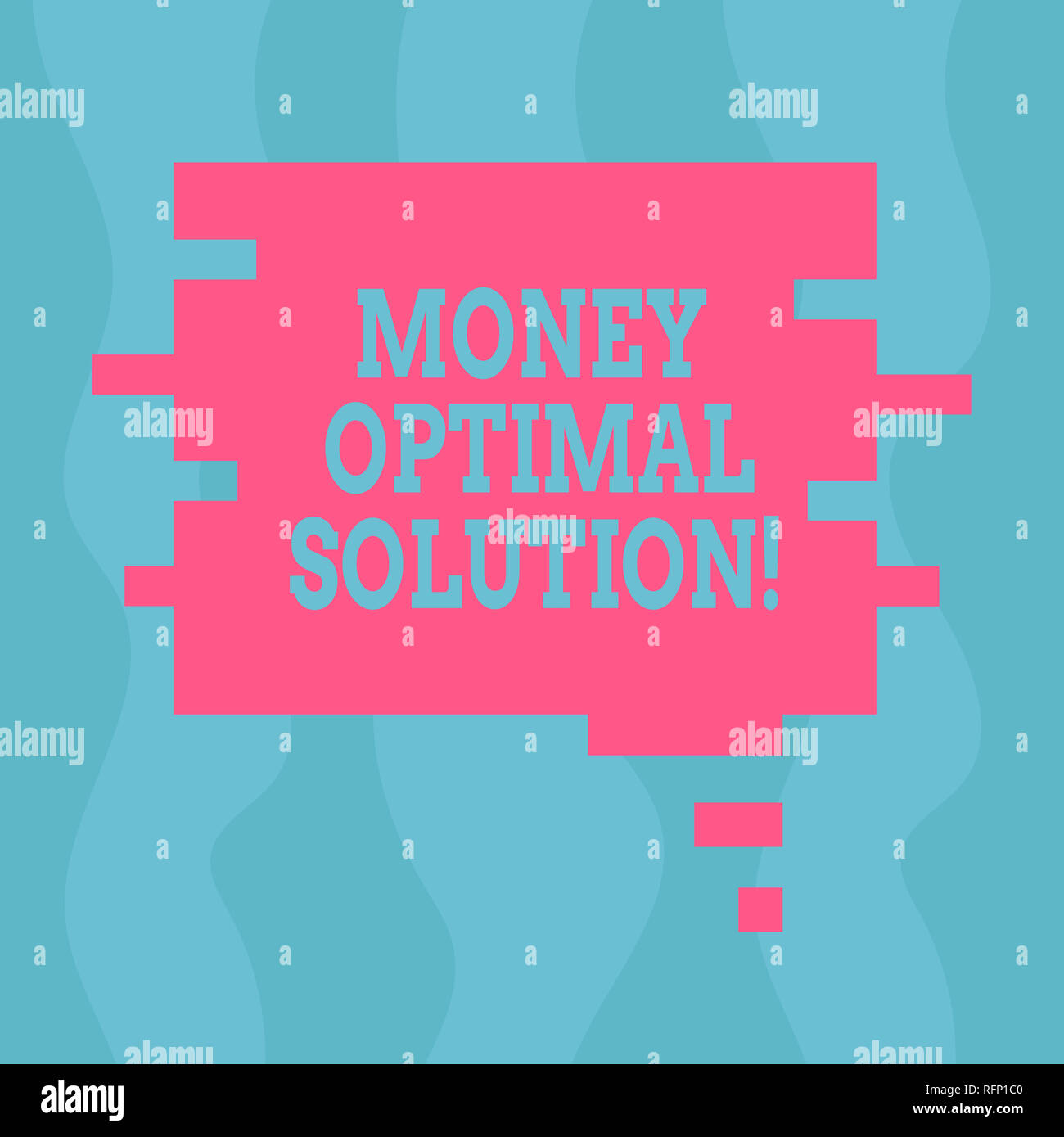 Conceptual hand writing showing Money Optimal Solution. Business photo ...