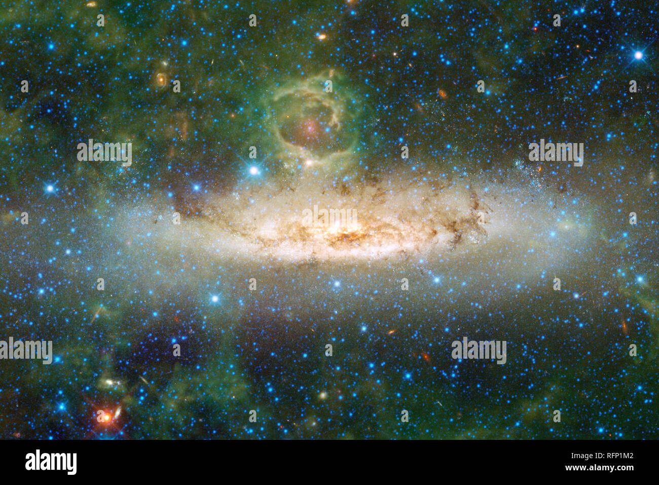 Awesome nebula. Billions of galaxies in the universe. Elements of this ...