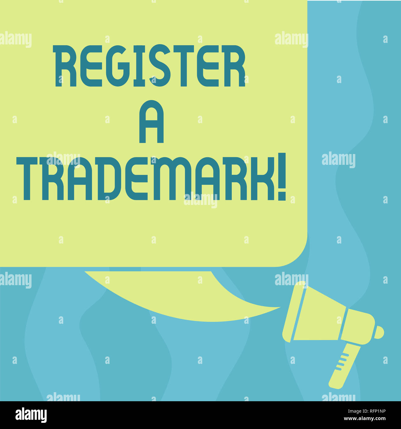Conceptual hand writing showing Register A Trademark. Business photo ...