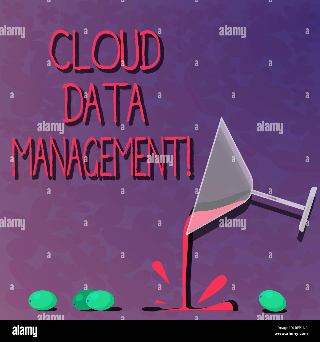 Word writing text Cloud Data Management. Business concept for A technique to analysisage data ...