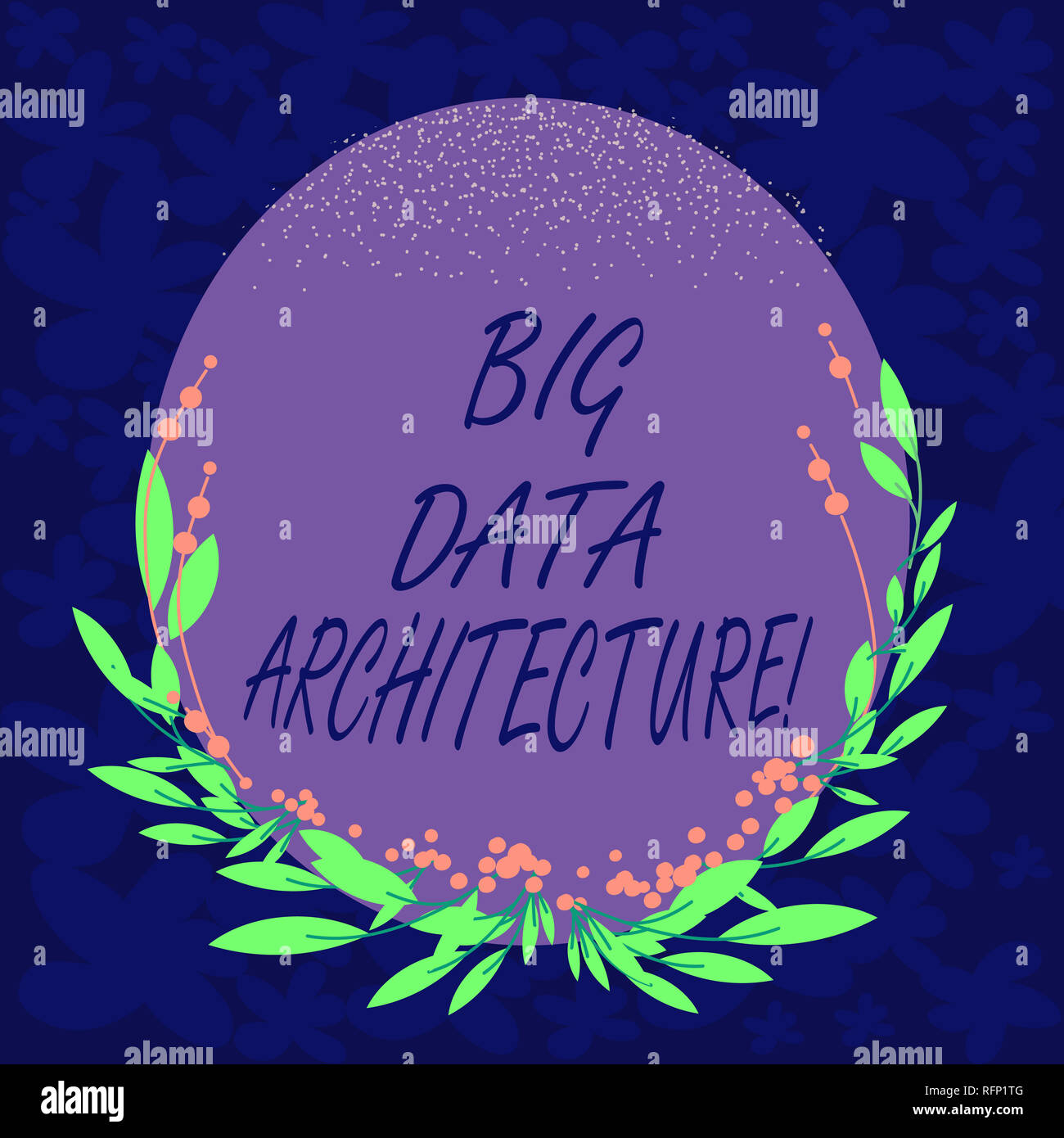 Handwriting Text Big Data Architecture Concept Meaning Designed To