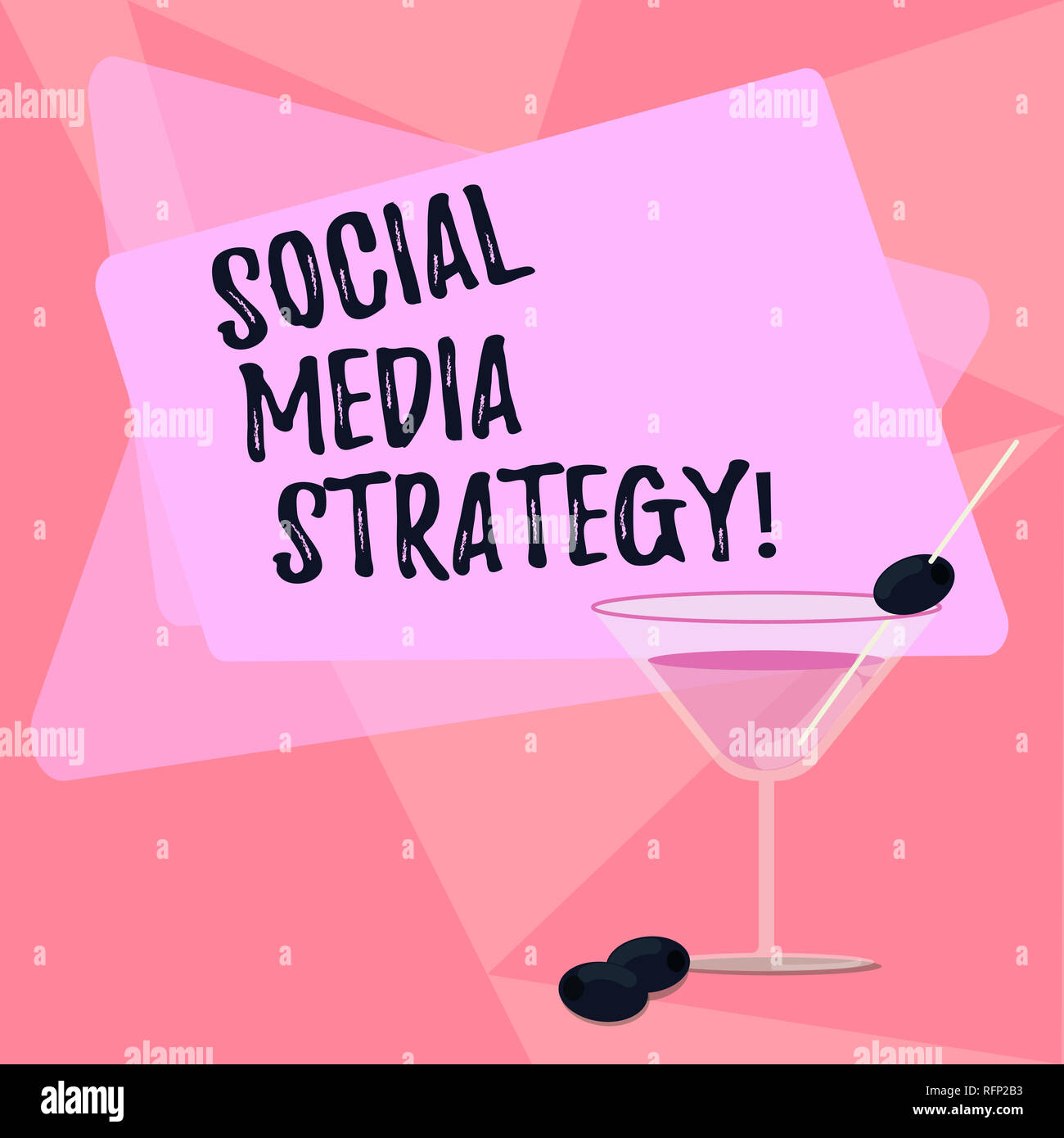 Handwriting Text Writing Social Media Strategy Concept Meaning Plan To