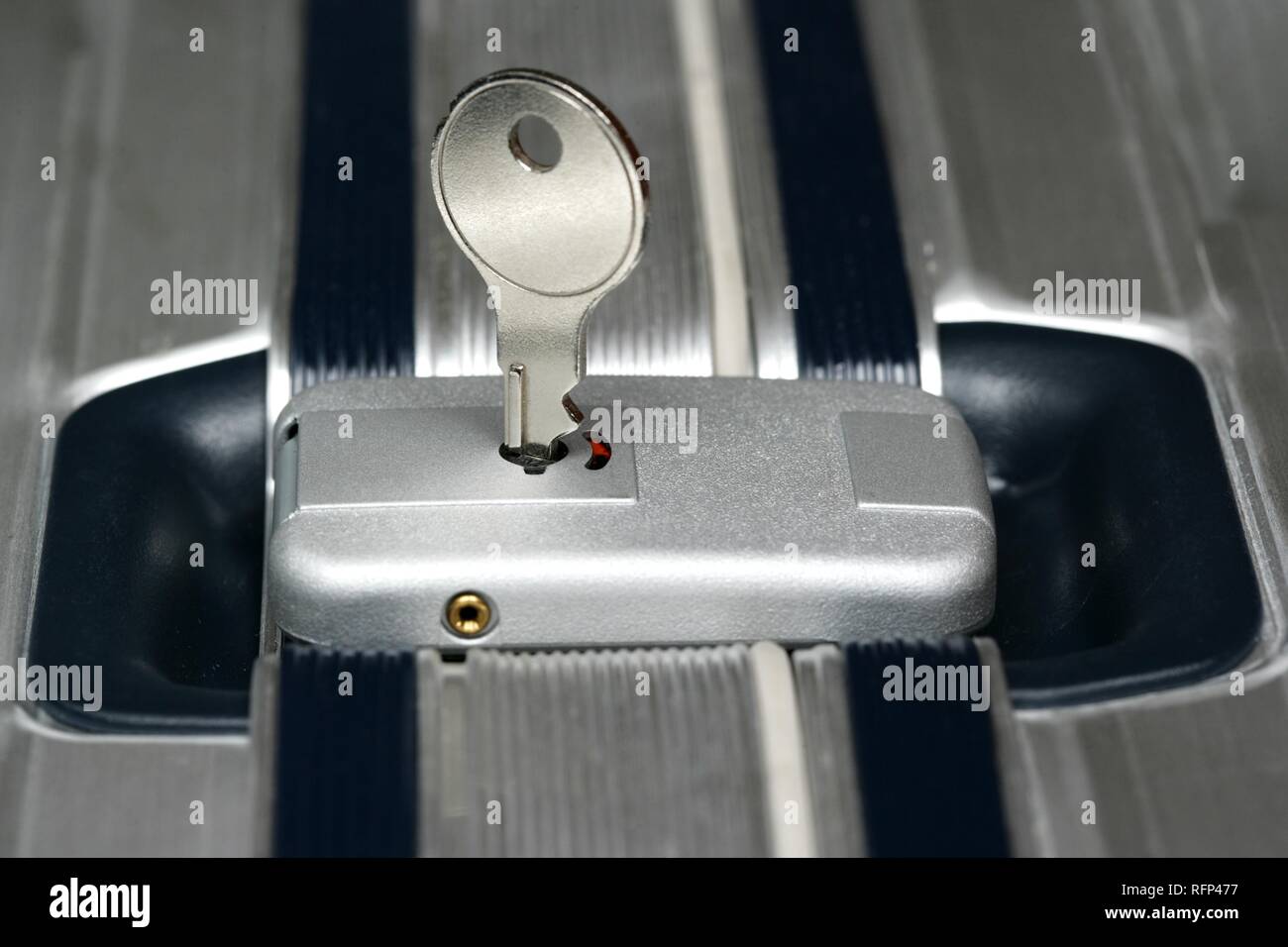 Lock of a suitcase Stock Photo - Alamy
