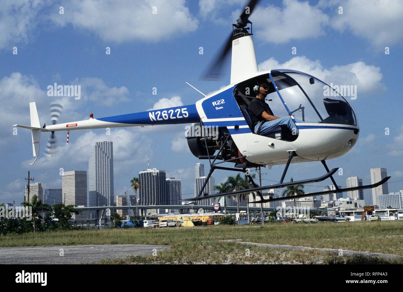 Miami helicopter hi-res stock photography and images - Alamy