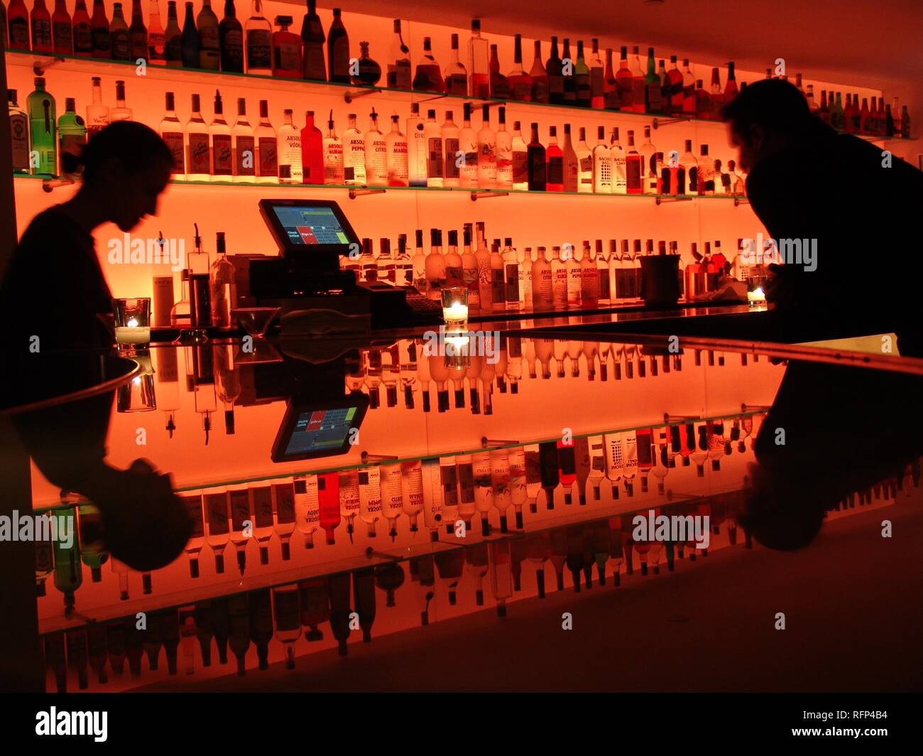 Bar "Cafeteria", Miami Beach, Florida, USA Stock Photo - Alamy