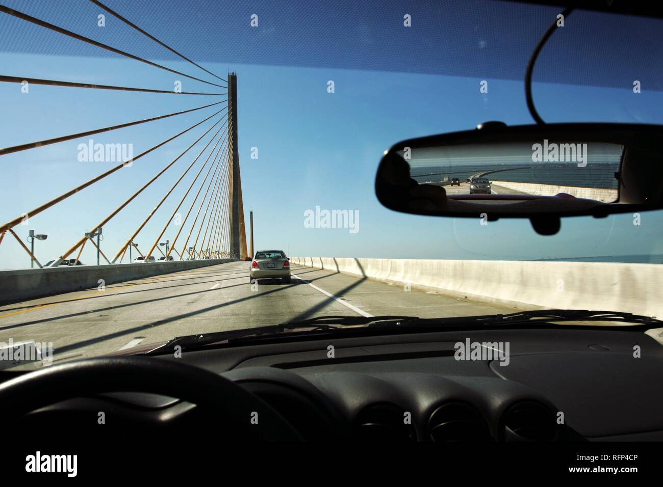 Sunshine Skyway Bridge, Tampa Bay, Florida, USA Stock Photo - Alamy