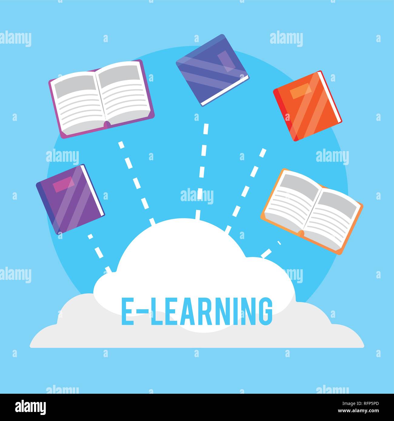 elearning education book to profession study Stock Vector Image & Art ...