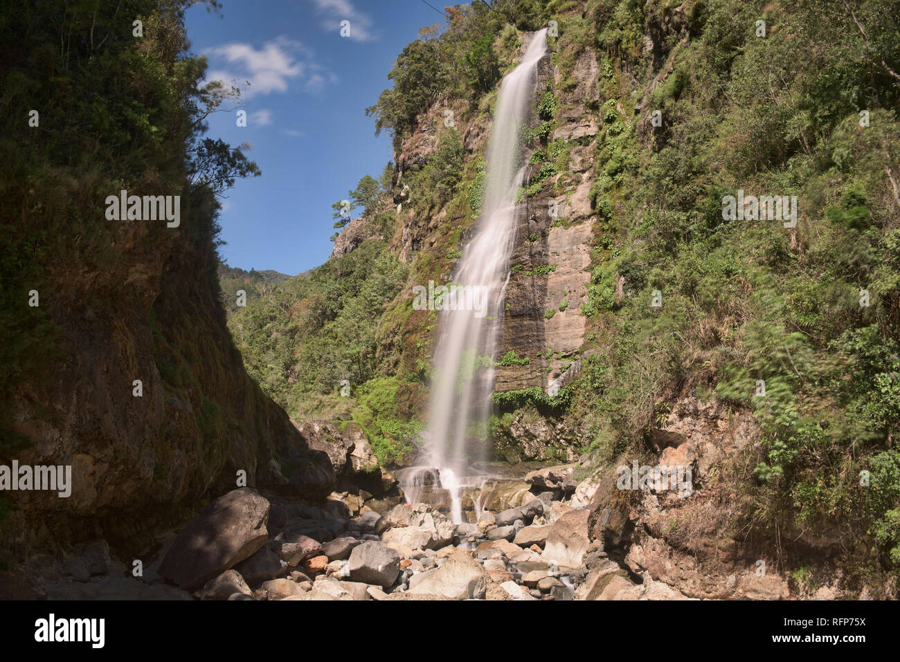 Bomod-Ok waterfall, Sagada, Mountain Province, Philippines Stock Photo ...