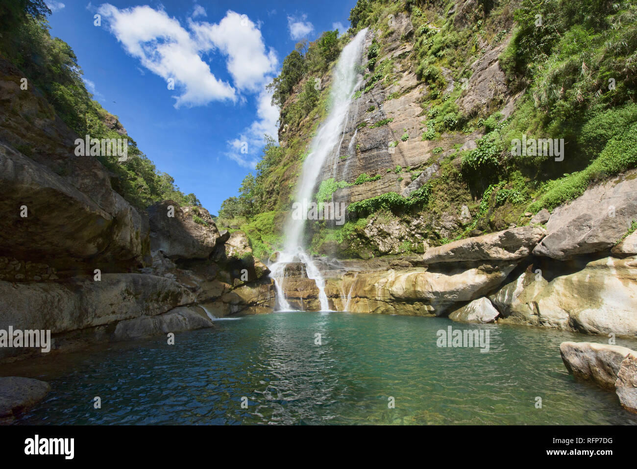 Bomod-Ok waterfall, Sagada, Mountain Province, Philippines Stock Photo ...