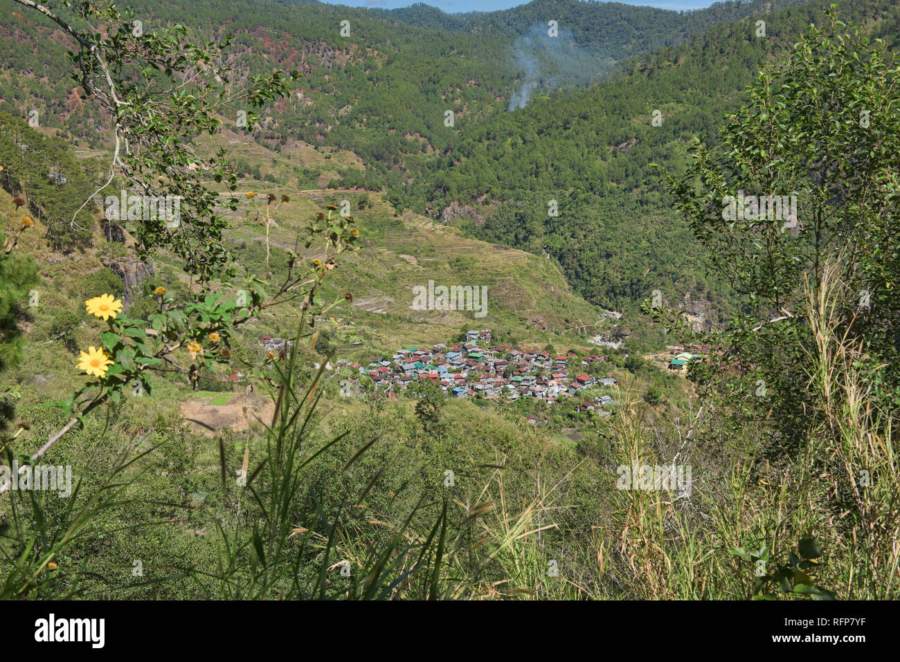 Picturesque Fidelisan village, Sagada, Mountain Province, Philippines ...