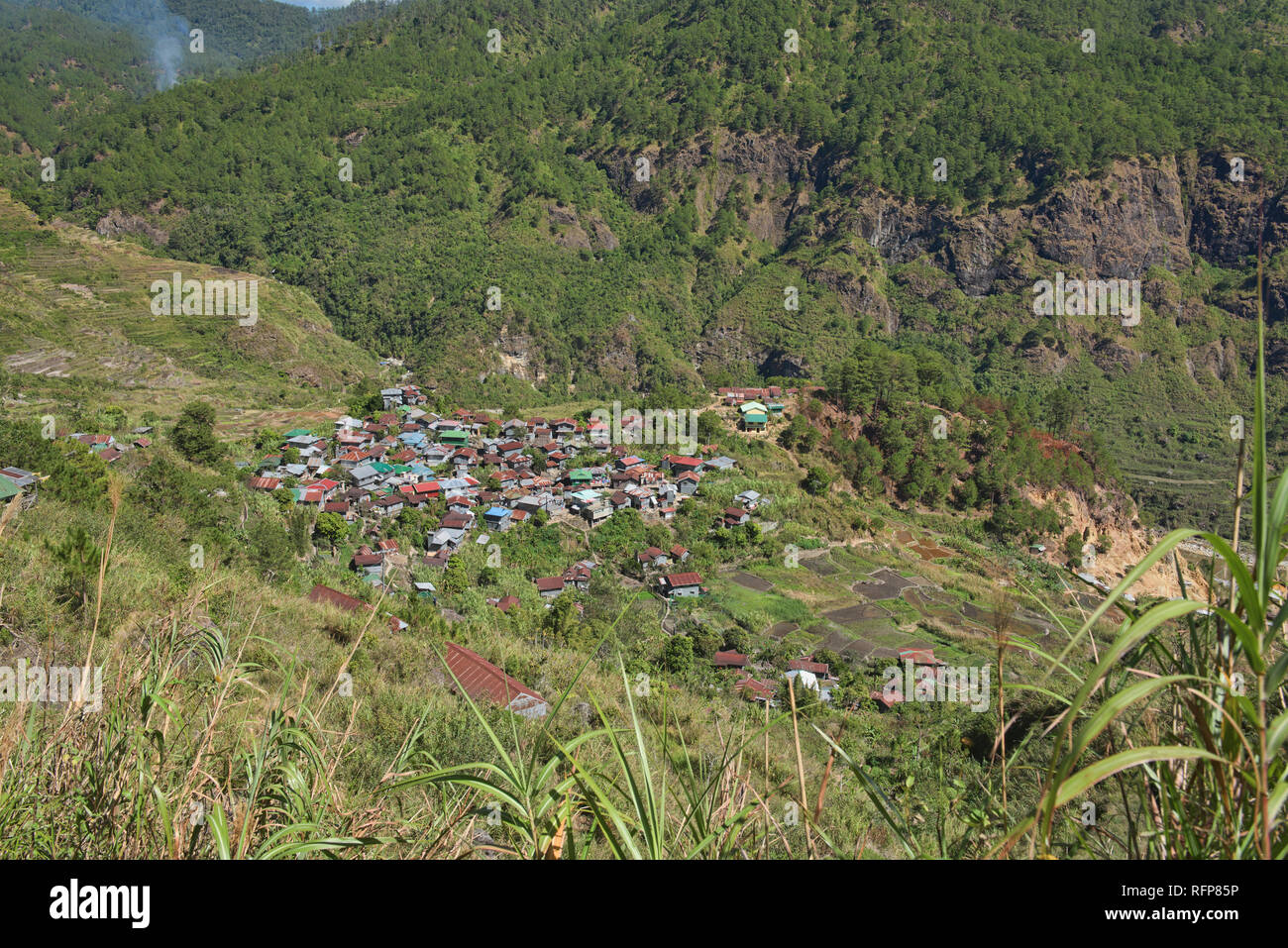 Picturesque Fidelisan village, Sagada, Mountain Province, Philippines ...