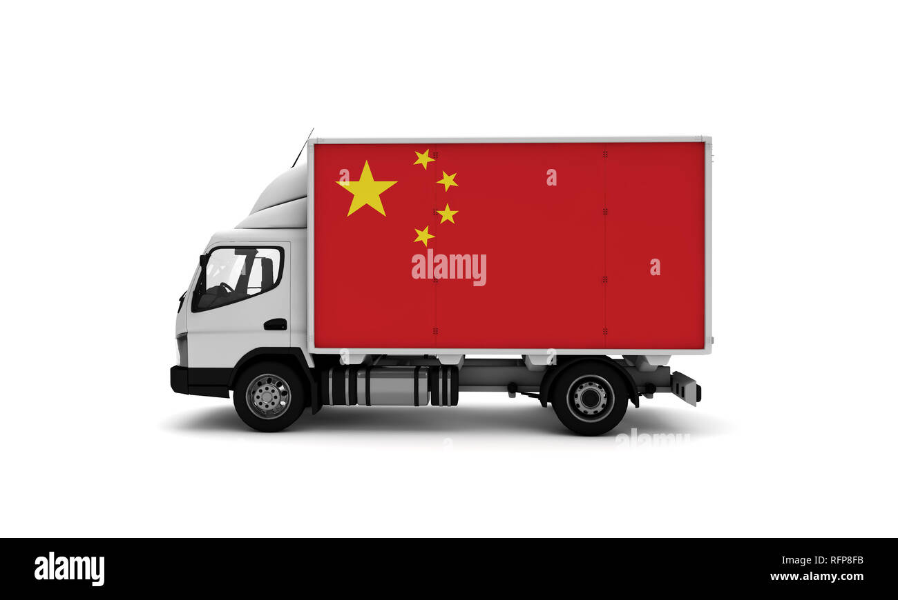 Truck delivery china Cut Out Stock Images & Pictures - Alamy