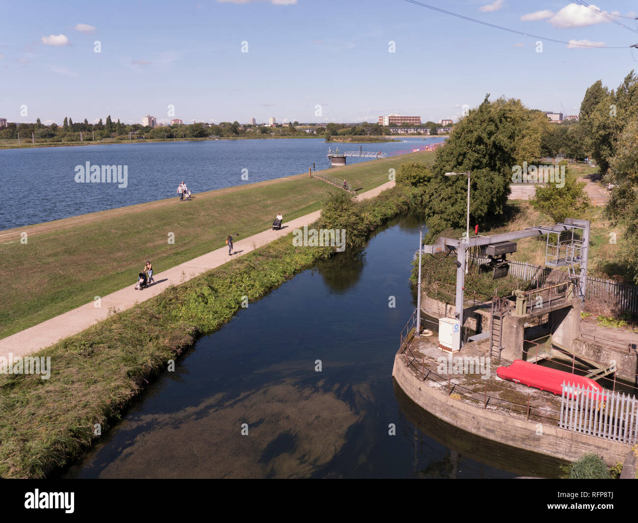 Walthamstow wetlands, is a 211-hectare nature reserve, containing the ...