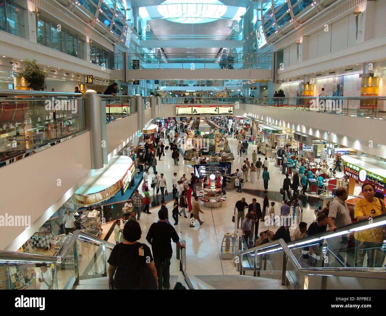 ARE, United Arab Emirates, Dubai : International Ariport, heikh-Rashid ...