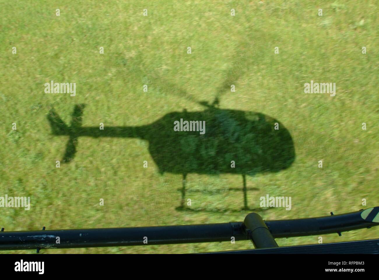 DEU, Germany, Duesseldorf: Police flying squad. Police helicopters ...