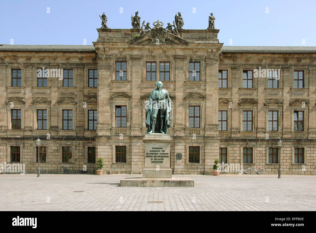 Palais of Erlangen, Bavaria, Germany Stock Photo - Alamy