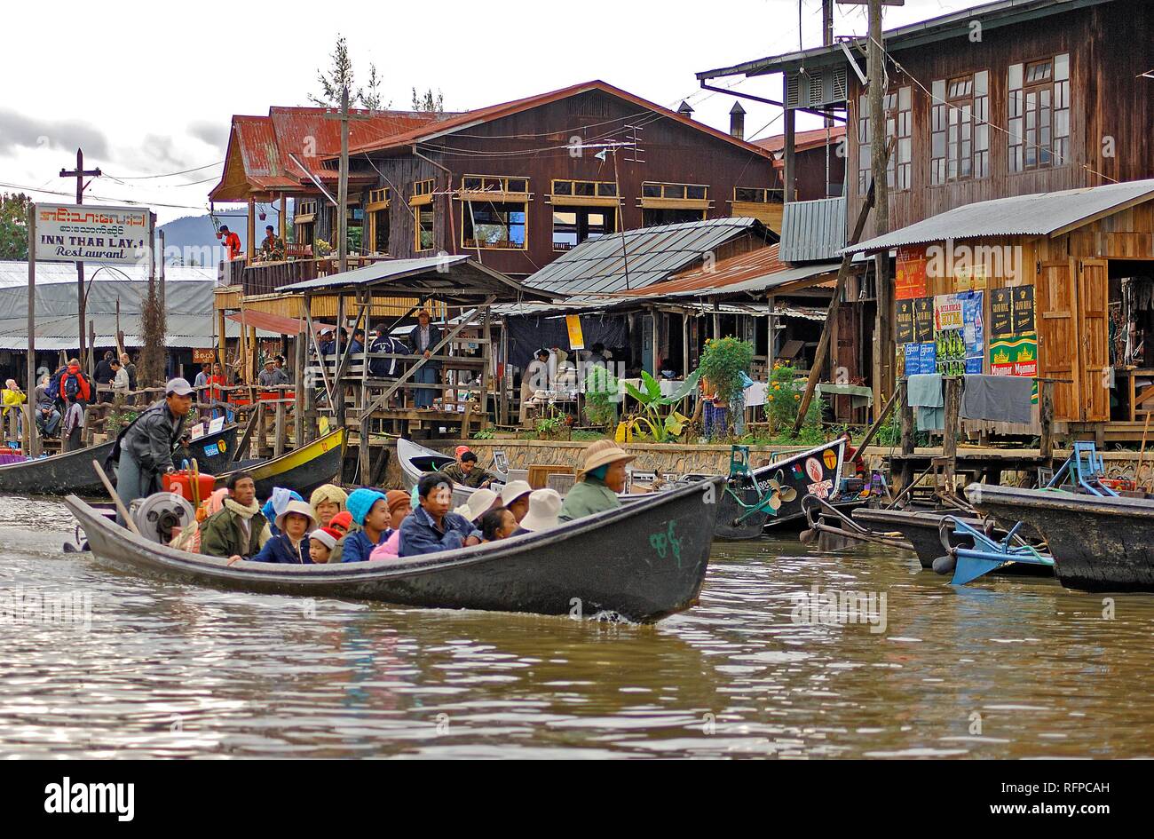 Iwama Village at the lake Inle, Myanmar, Burma Stock Photo - Alamy