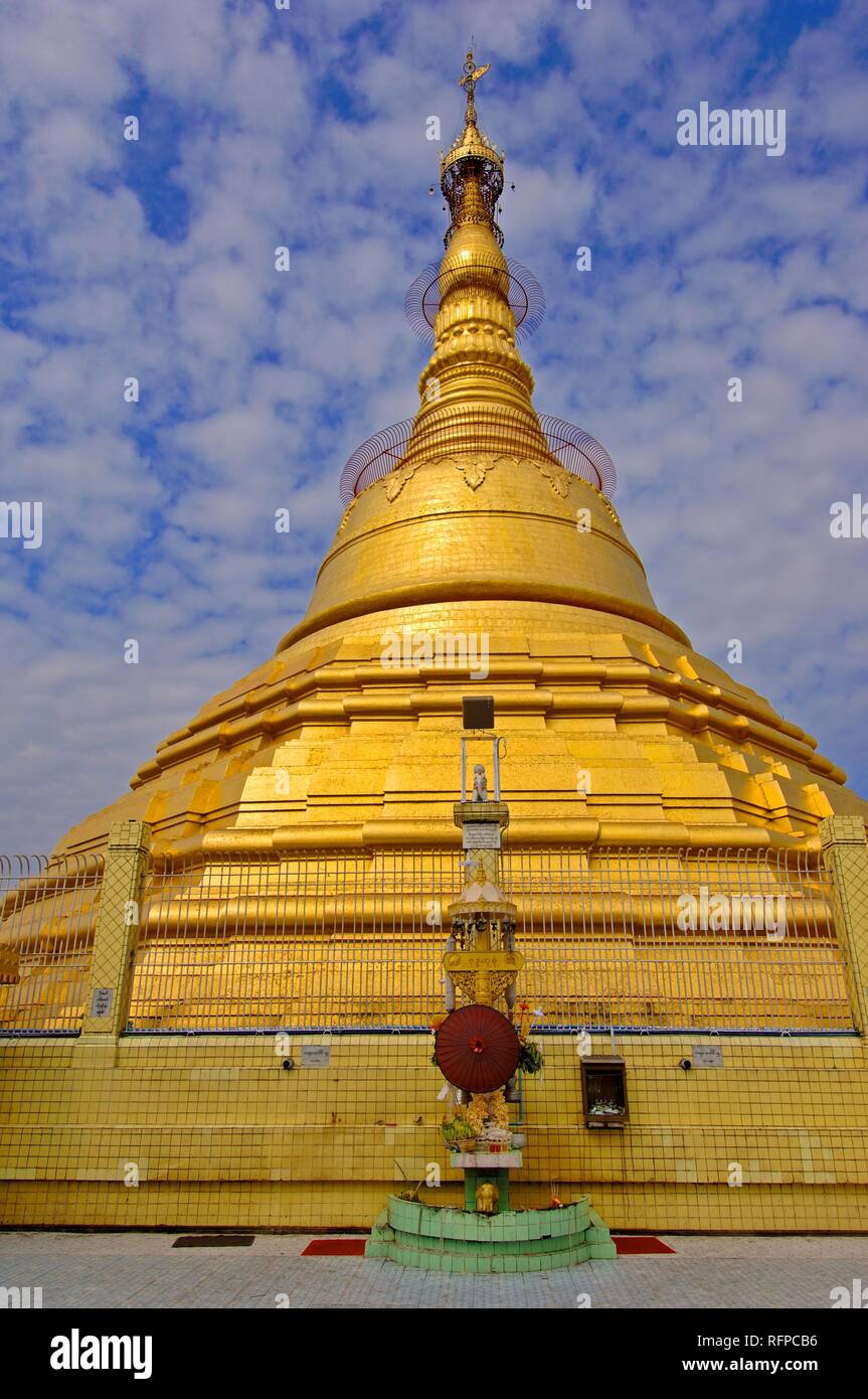 Botataung pagoda at Yangon, Rangoon, Myanmar, Burma Stock Photo - Alamy