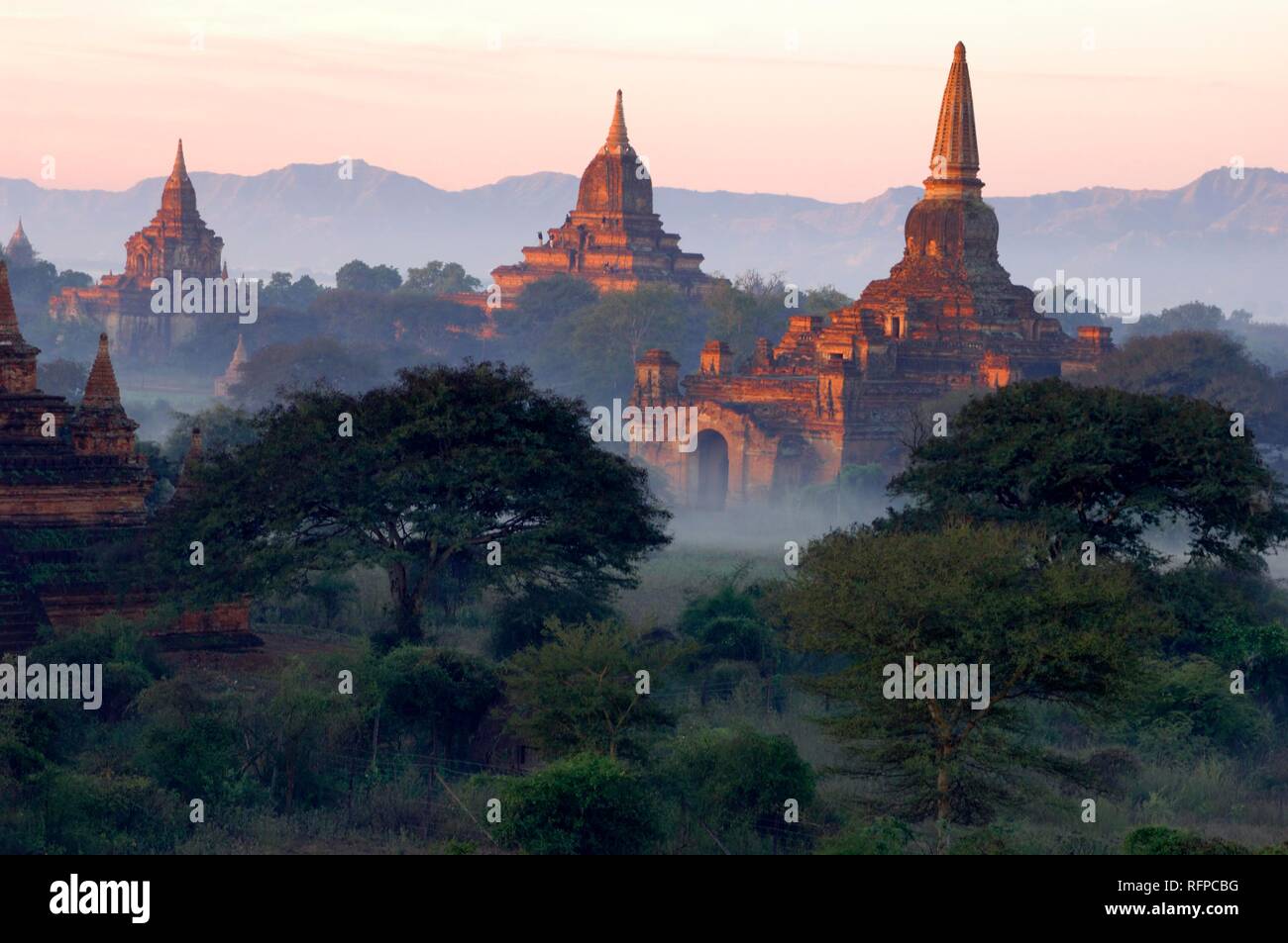 The archaeological site of Pagan, Bagan, Myanmar, Burma Stock Photo - Alamy