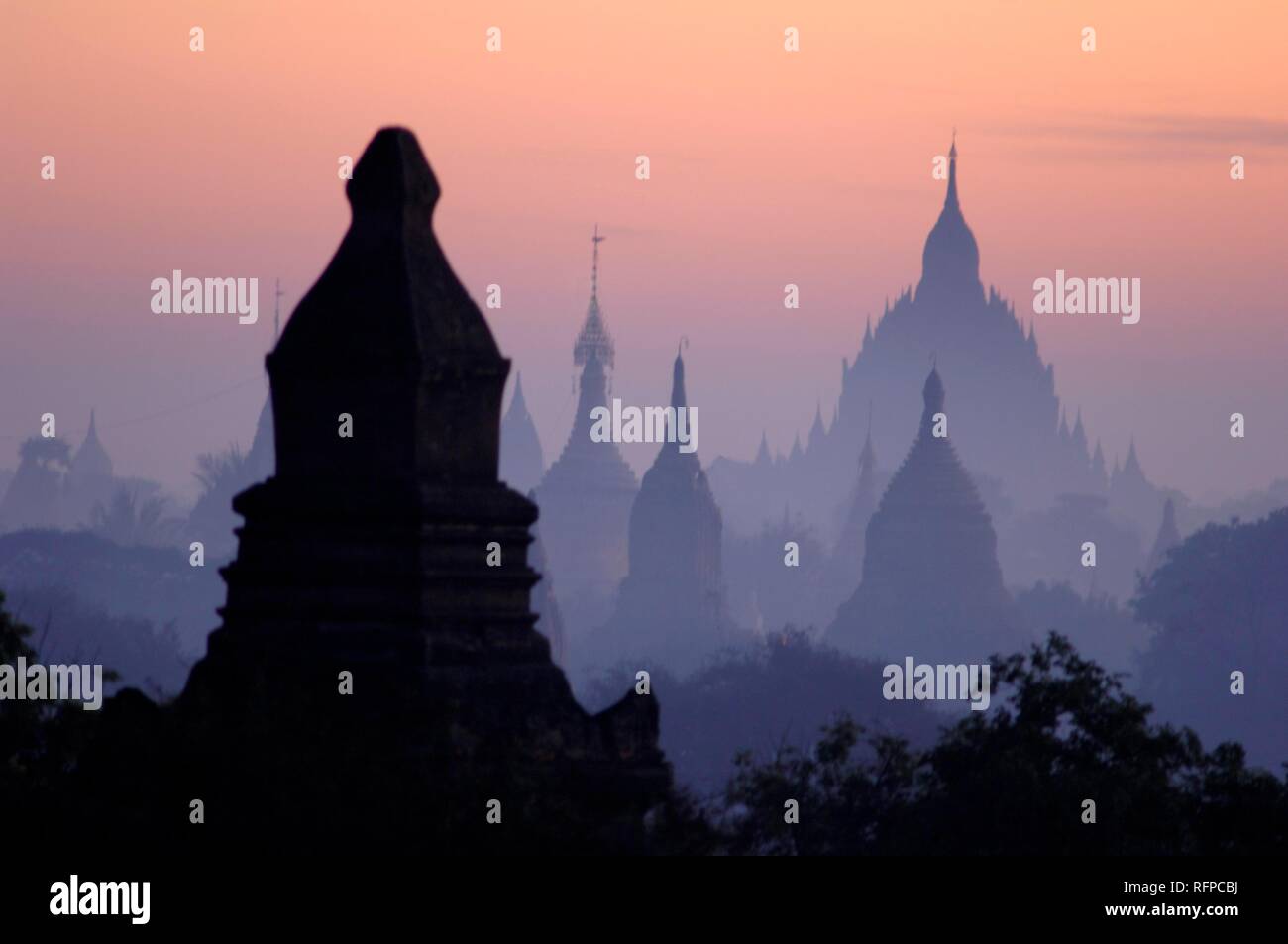 The archaeological site of Pagan, Bagan, Myanmar, Burma Stock Photo - Alamy